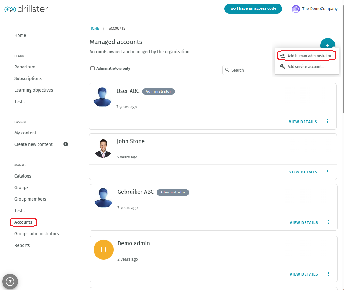 Administrators – Drillster Support & Info