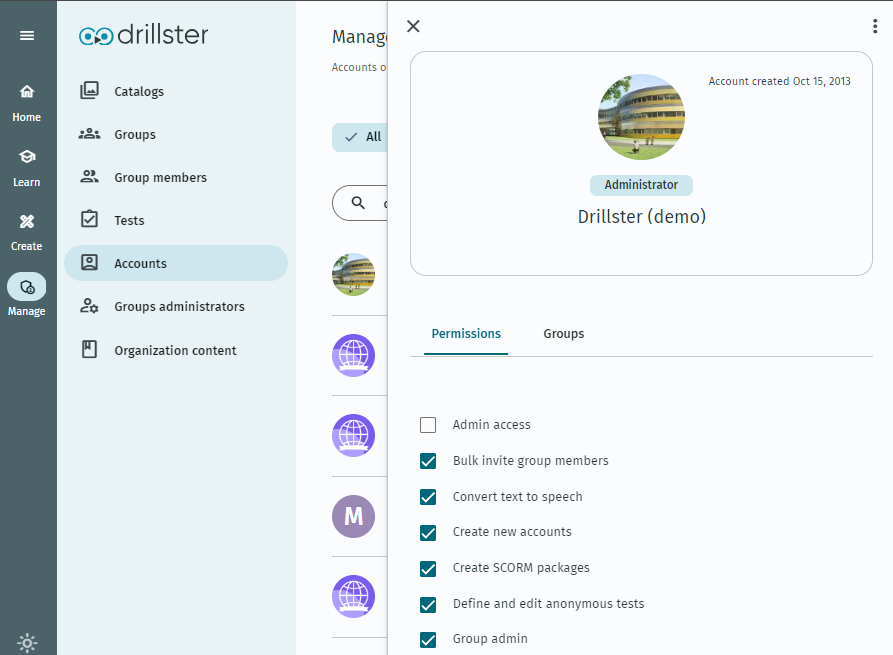 Administrators – Drillster Support & Info